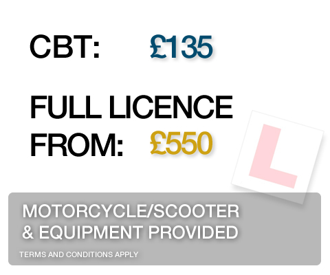 CBT | Full Licence Motorcycle Training School based in Aylesbury